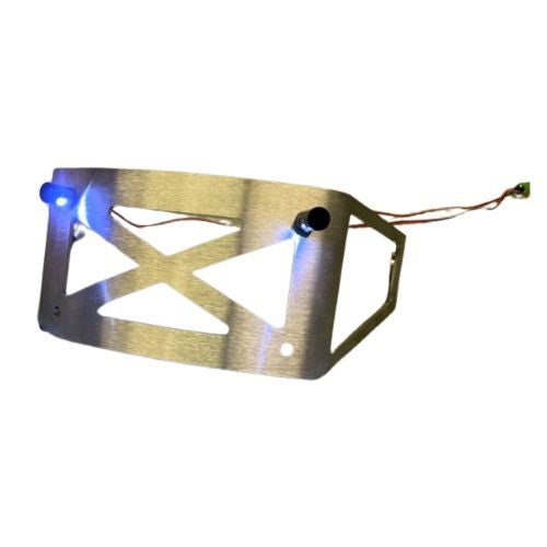 CMP license plate mount w/ LED lights | CMP MOTORCYCLES